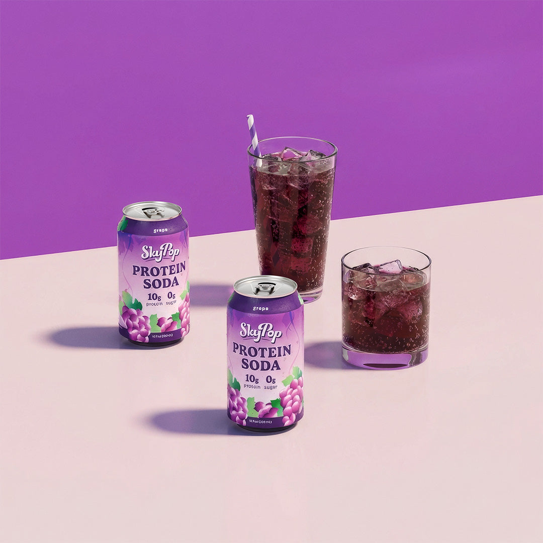 Grape Protein Soda – SkyPop